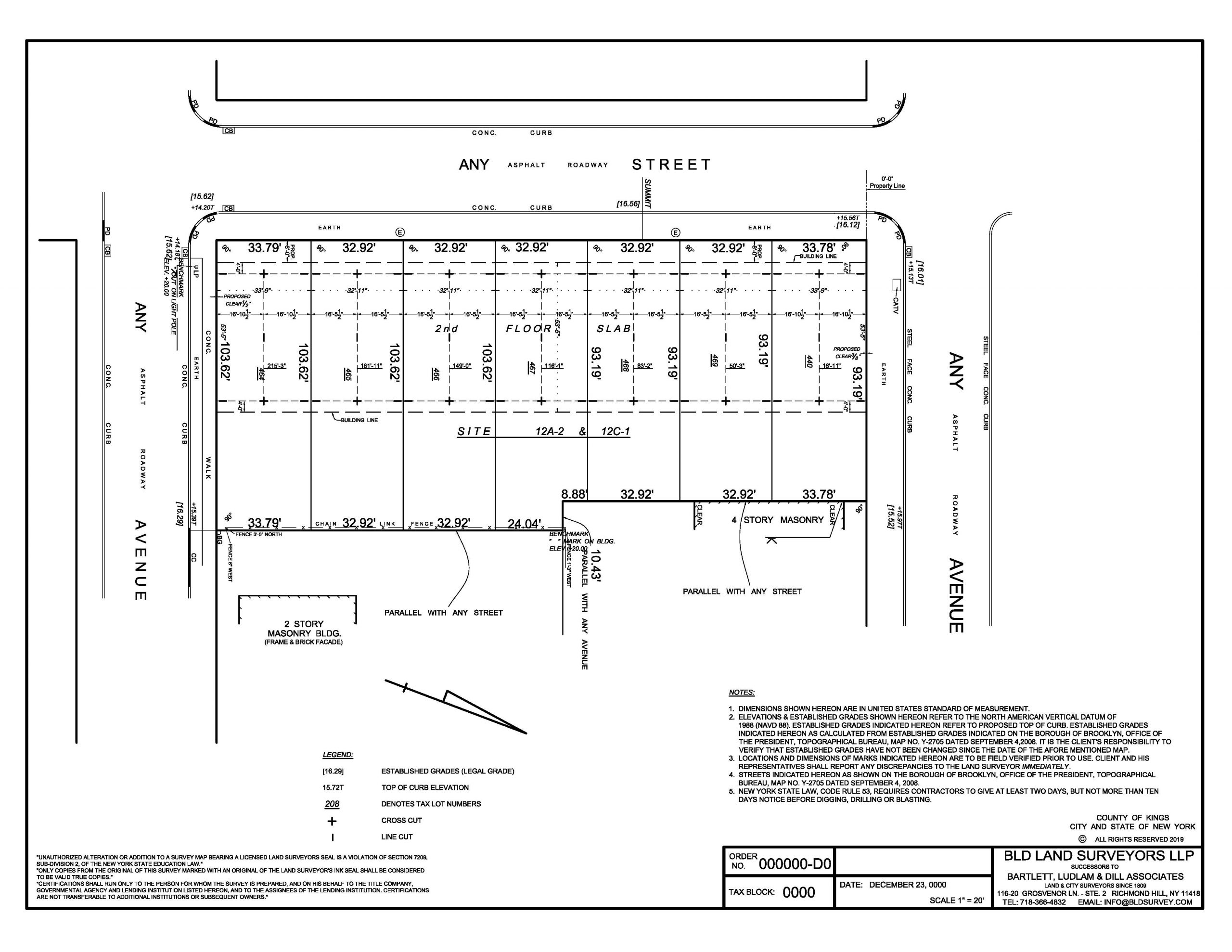 Types of Survey We Perform – BLD LAND SURVEYORS, LLP. NYS & NYC MBE ...